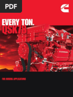 QSM11 Engine Performance Data Sheet | PDF | Horsepower | Engines