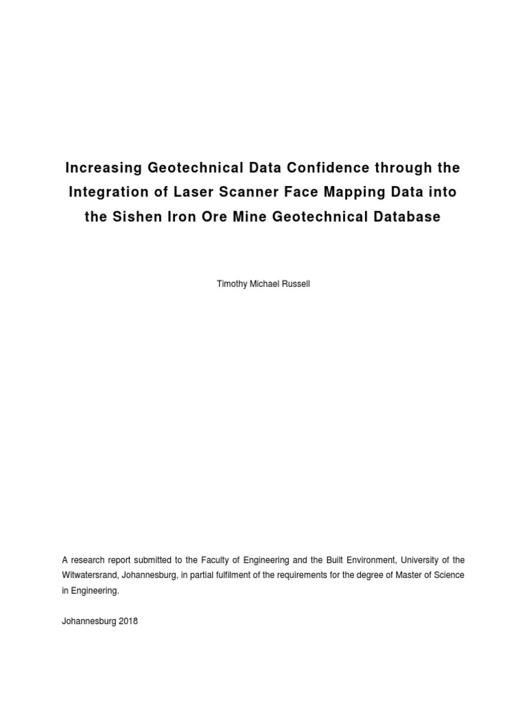 T. Russell - Research Report PDF | PDF | Surface Roughness | Databases