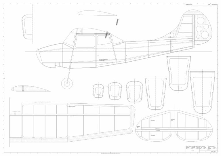 Cessna L-19 Bird Dog Plan PDF | PDF
