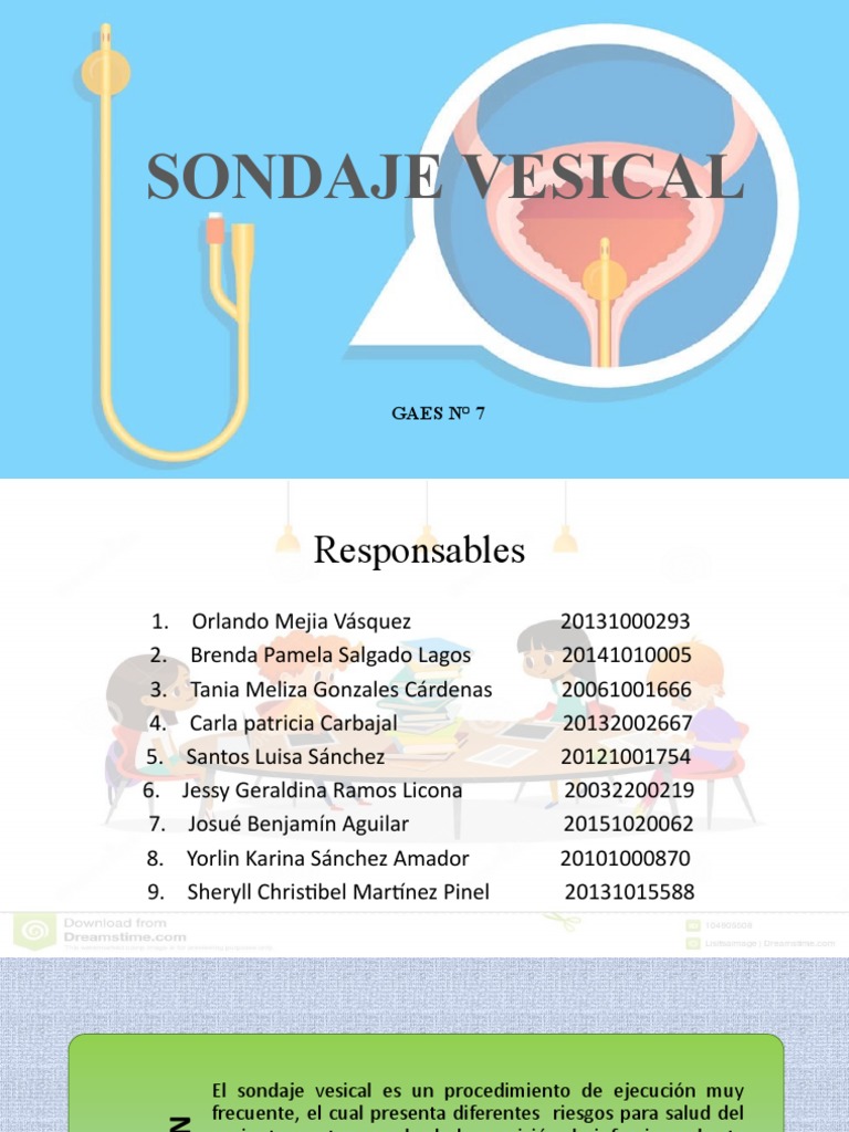 Sondaje Vesical | PDF | Vejiga urinaria | Sistema urinario