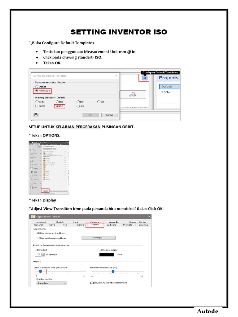 Setting Inventor Iso | PDF