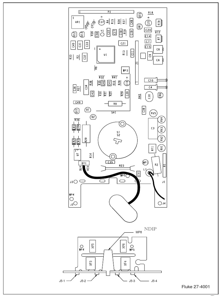 Fluke 27 Multimeter Schematic Diagram | PDF