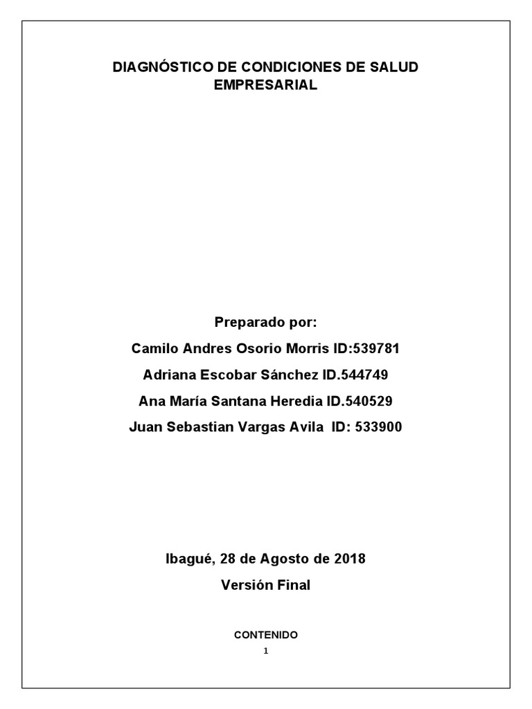 Diagnóstico de Condiciones de Salud | PDF | Medicina | Especialidades ...