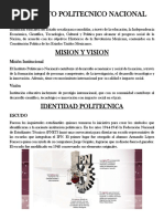 Misión e Historia - Identidad Politécnica - IPN | PDF | México ...