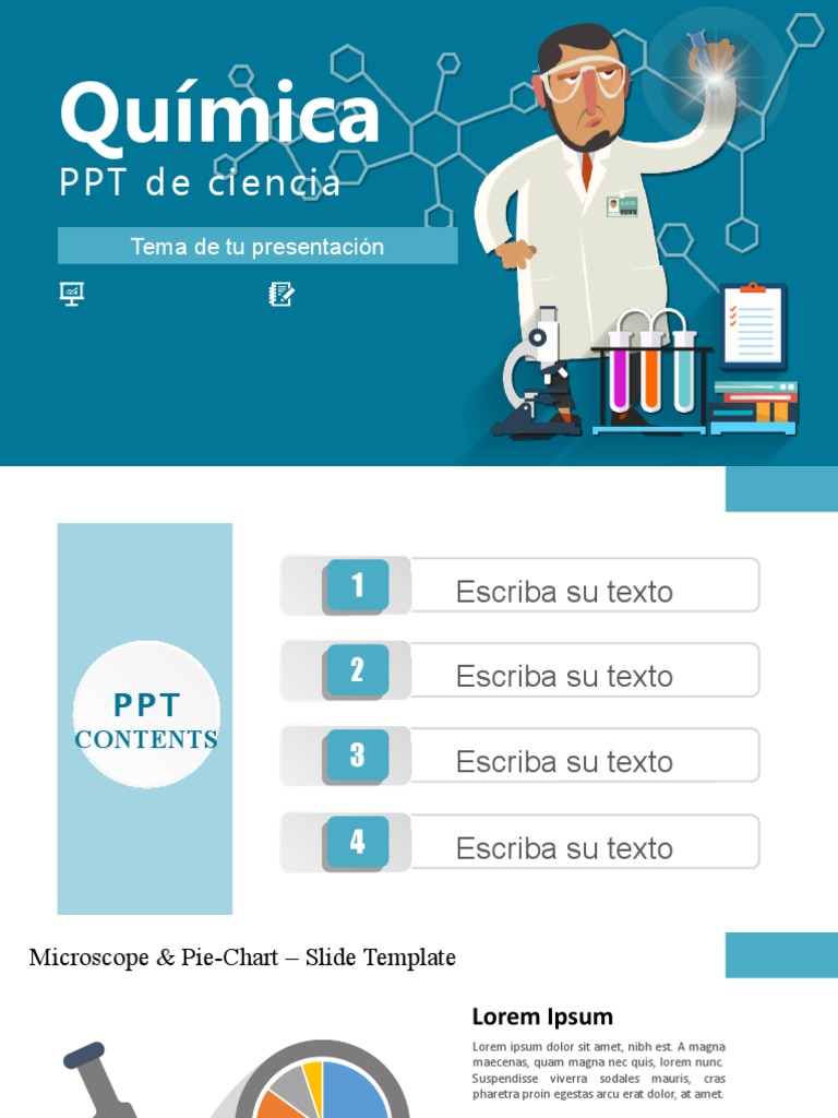 Chemistry PPT Template Guide | PDF | Metals | Periodic Table