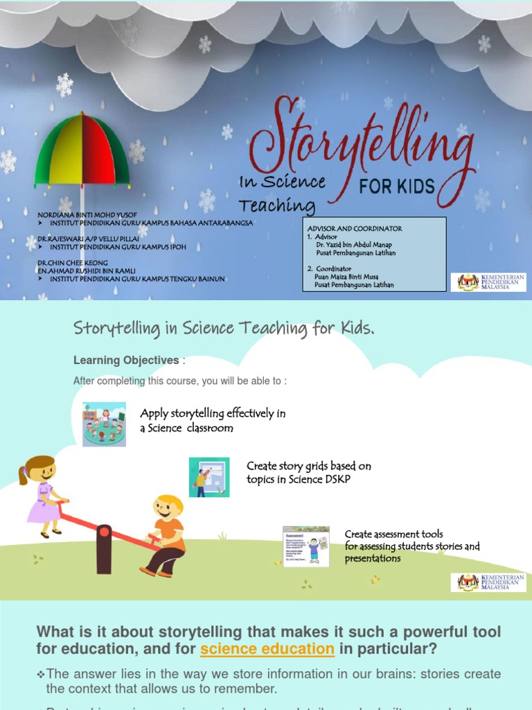 Story Telling in Science PDPC | PDF | Storytelling | Neuroscience