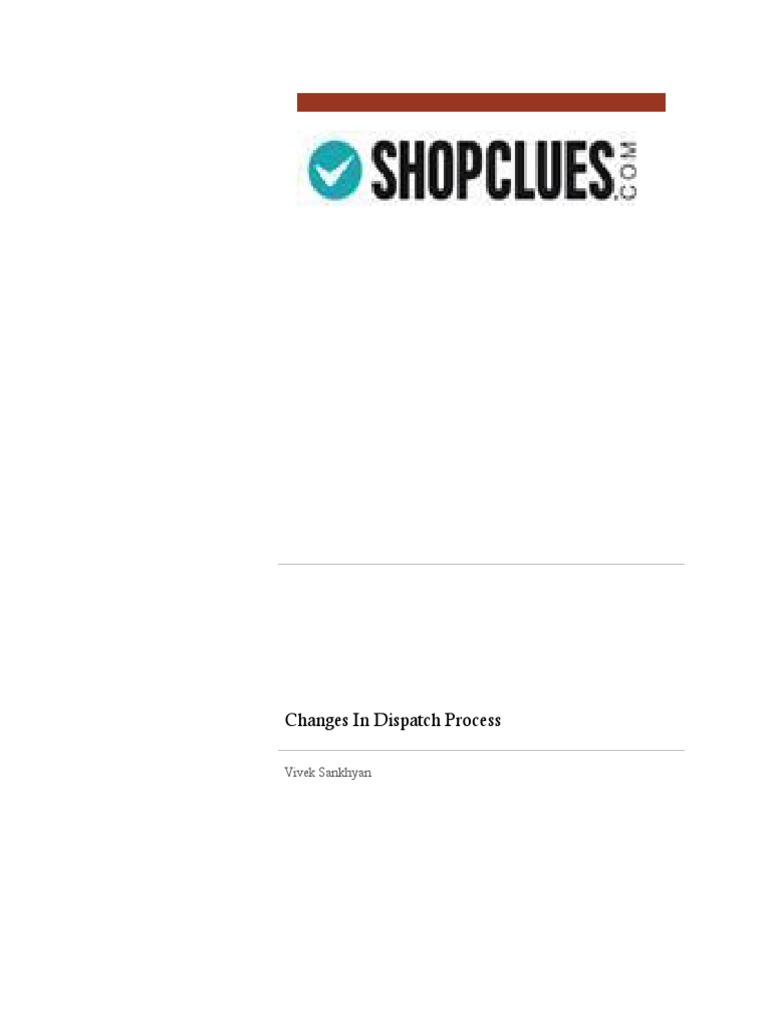 Changes in Dispatch Process: Vivek Sankhyan | PDF | Cyberspace | Software