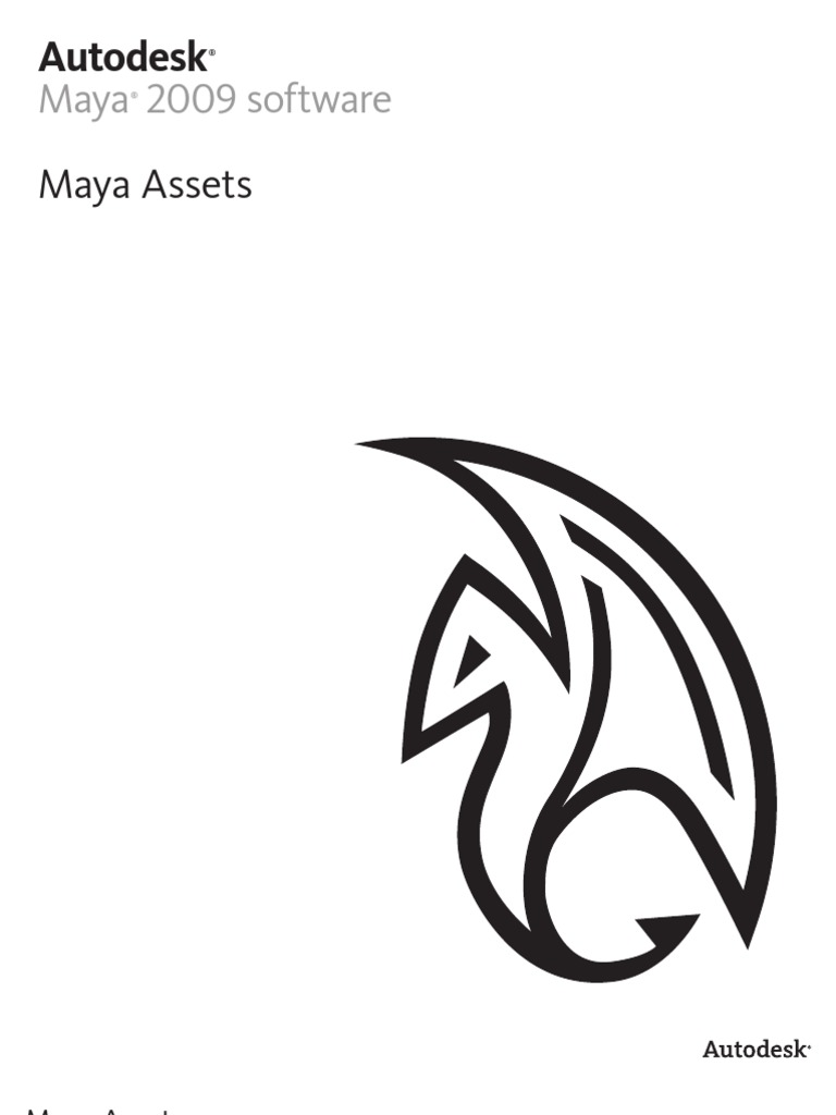 Maya2009 Maya Assets Pdf Autodesk Maya Application Programming Interface