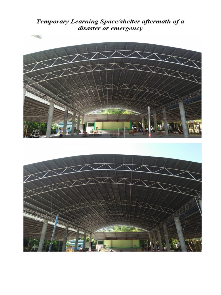 Temporary Learning Space/shelter Aftermath of A Disaster or Emergency | PDF