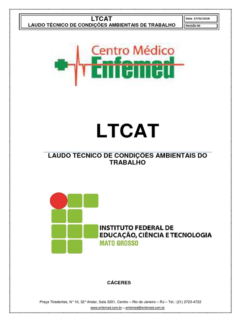 Ltcat - Laudo Tecnico Das Condicoes Ambientais Do Trabalho PDF | PDF ...