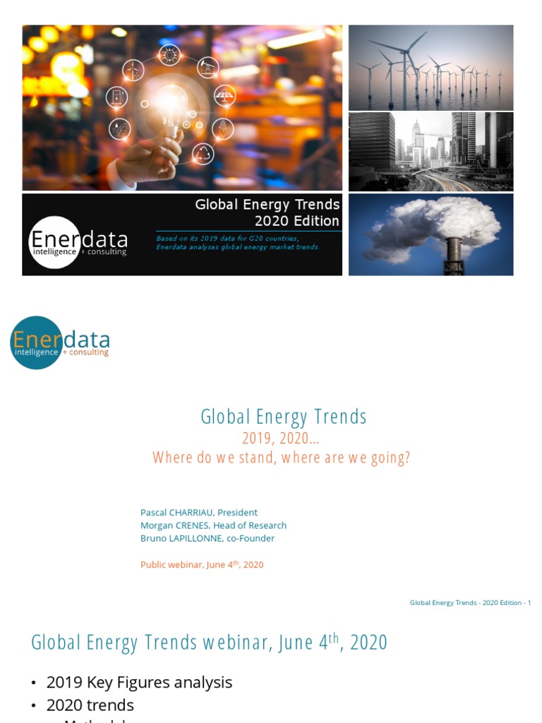 Global Energy Trends 2020 Edition | PDF | World Energy Consumption | Coal