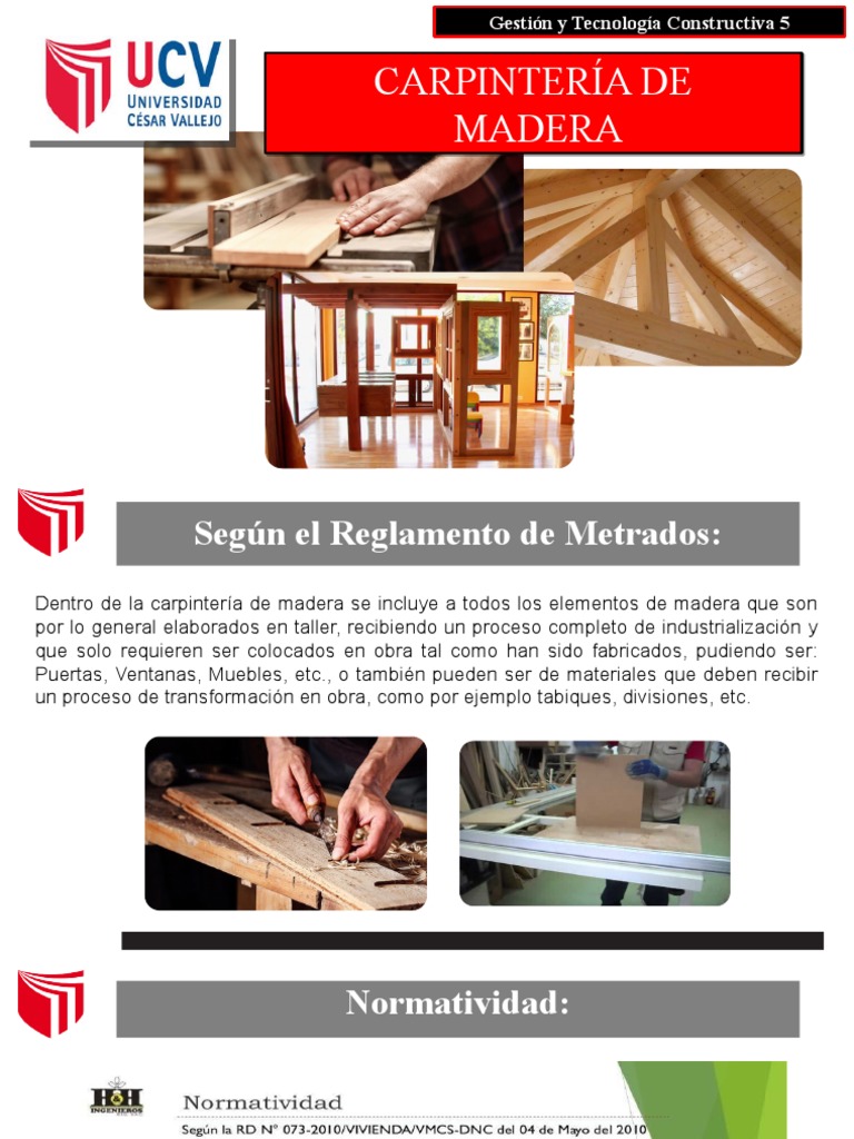 Carpinteria de Madera | PDF | Madera | Tornillo