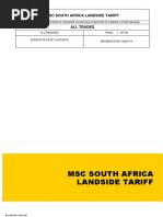 MSC France 2024 Local Charges Overview | PDF | Cargo | Bill Of Lading