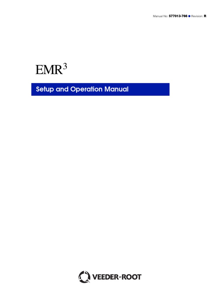 EMR3 Setup and Operation Manual PDF | PDF | Menu (Computing) | Safety