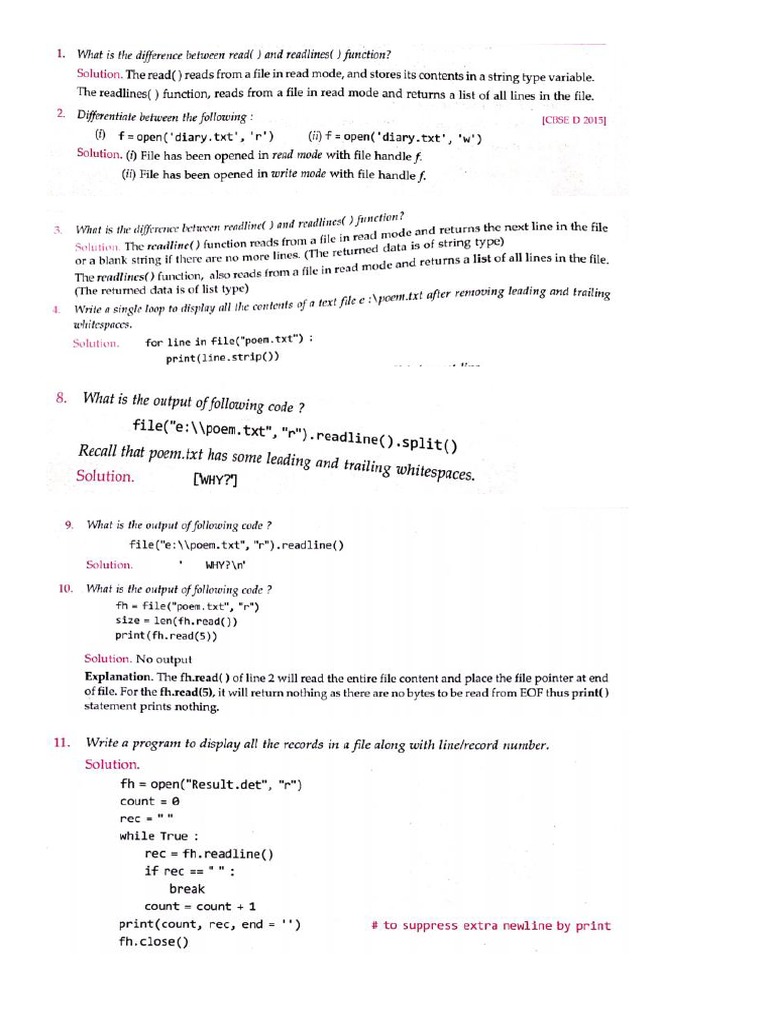 File Test Questions | PDF