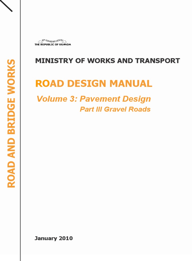 Gravel Road Design Manual Part 3 | PDF | Road | Road Surface
