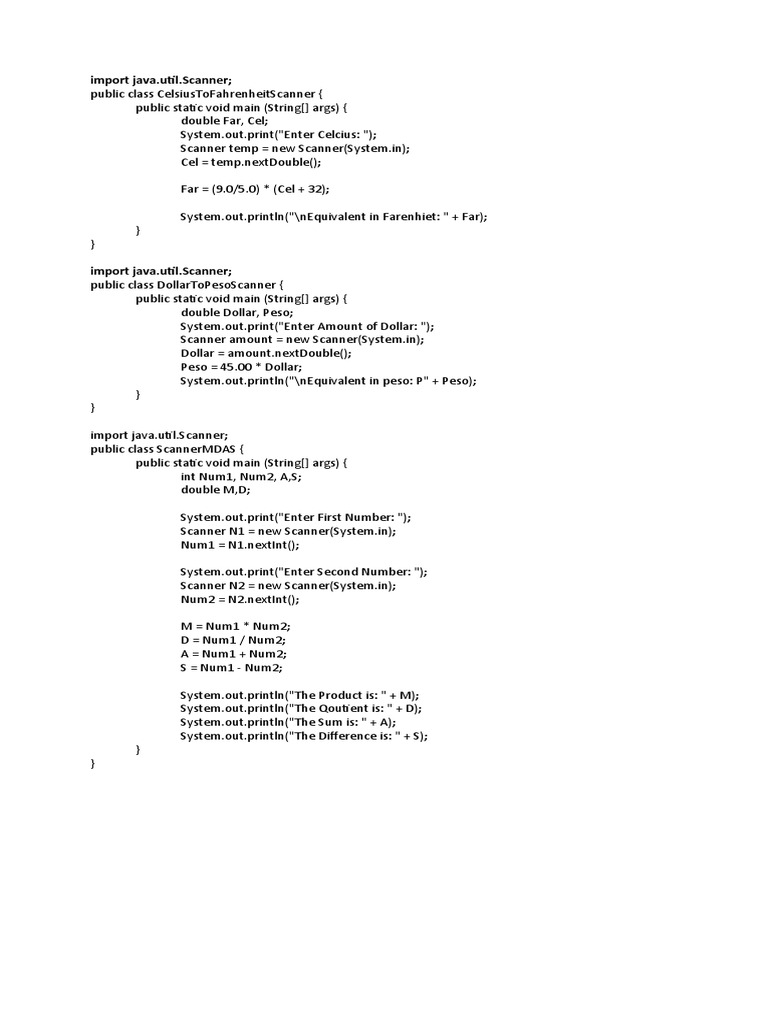 Scanner Programs | PDF | Computers