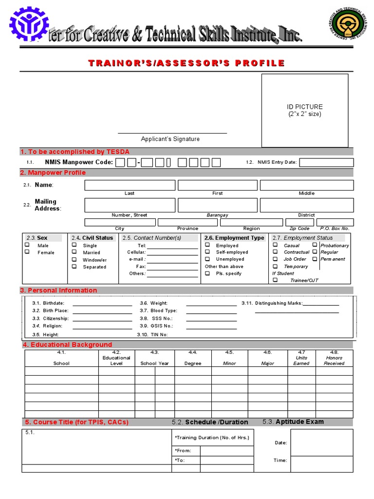 Trainers Profile 1 | PDF | Behavior Modification | Learning