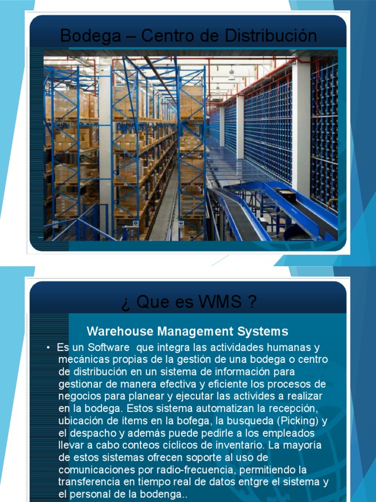 Introducción Al WMS SWS | PDF | Planificación de recursos empresariales ...
