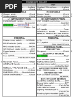 Airbus A380 Checklist | PDF | Cockpit | Transponder (Aeronautics)
