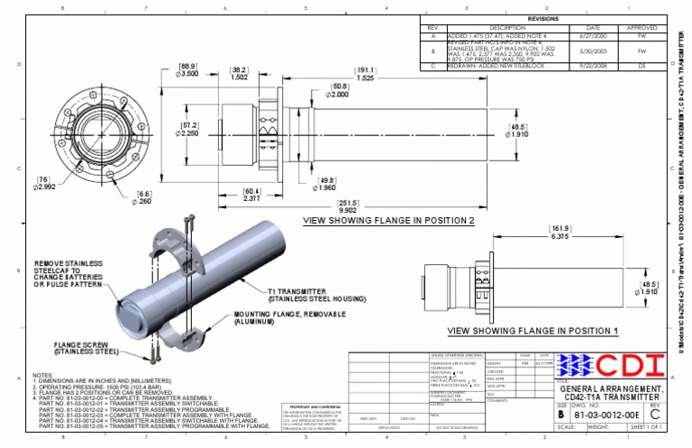 Cd42-T1a Transmitter | PDF | Building Materials | Mechanical Engineering