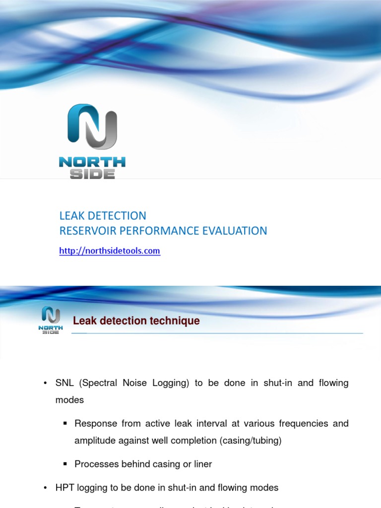 North Side Spectral Noise Logging | PDF | Casing (Borehole) | Amplifier