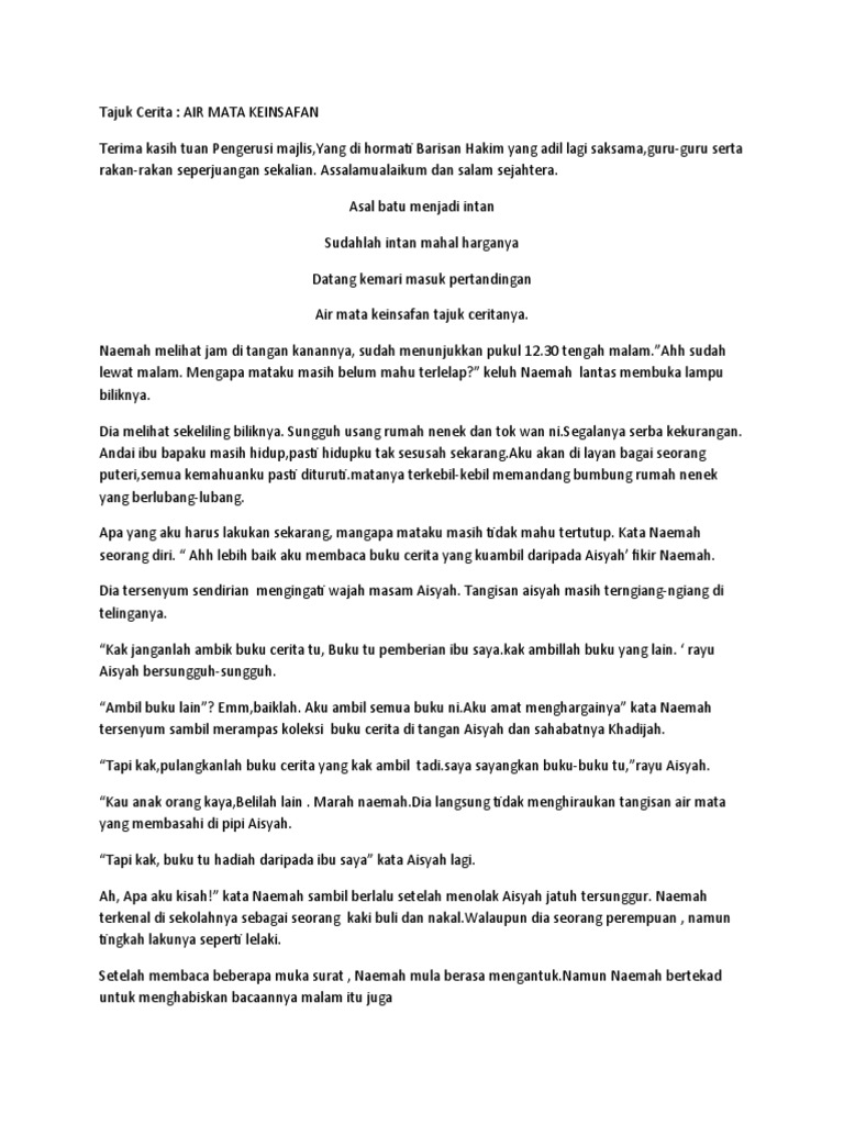 Air Mata Keinsafan Pdf