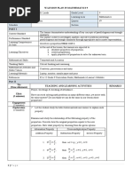 Grade 9 Math DLP: 4th Quarter Overview | PDF | Trigonometric Functions ...