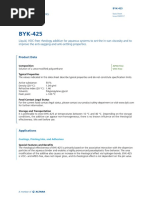 RHEOBYK-410: Product Data | PDF | Rheology | Polyvinyl Chloride