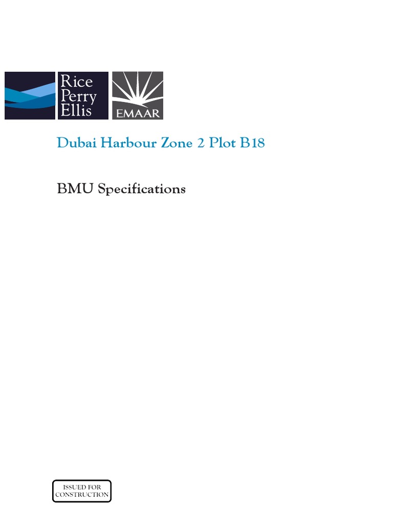 Specification for the Design, Supply, Installation, and Maintenance of ...