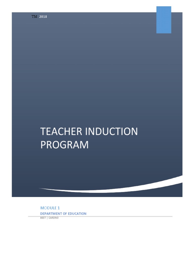 Teacher Induction Essentials | PDF | Schools | Teachers