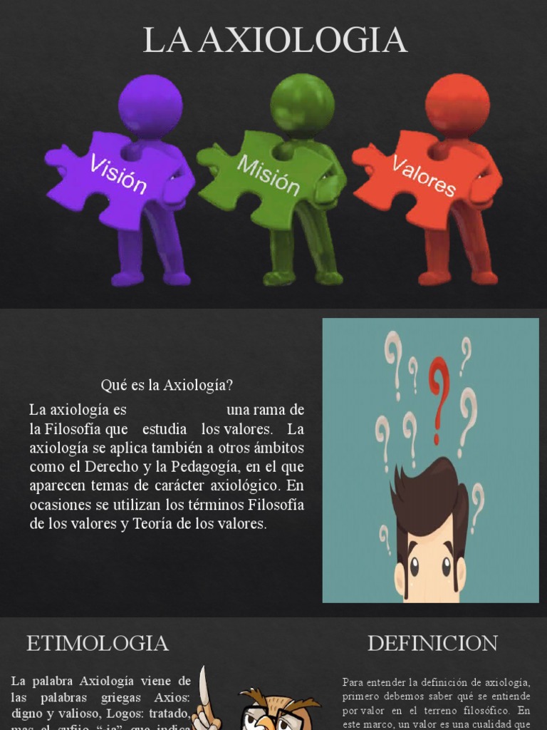 La Axiologia Diapositivas | PDF | Axiología | Teorías filosóficas