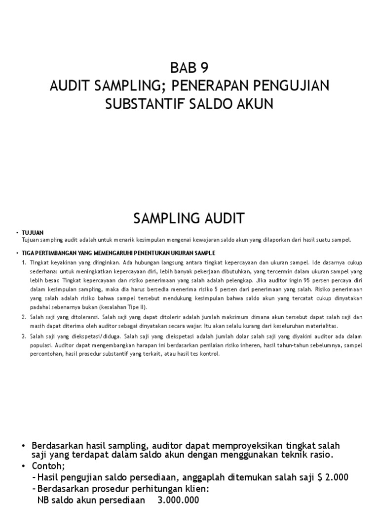 Audit Bab 9 - Indra | PDF