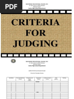 Judges Score Sheet | PDF