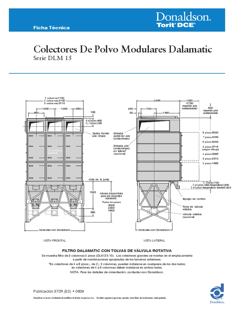 DLM 15 Dalamatic Cased Data Sheet - Es - Rev R PDF | PDF | Ingeniería ...