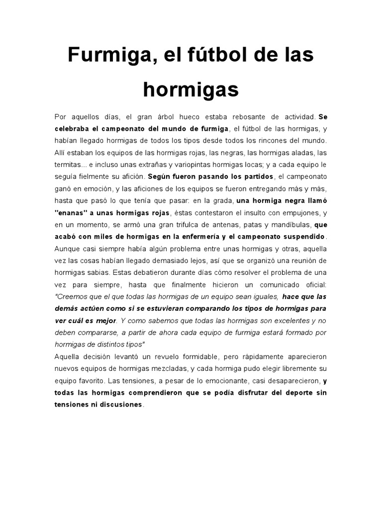 Furmiga | PDF | Hormiga