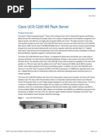 Cisco UCS C220 M6 - Datasheet | PDF | Solid State Drive | Computing