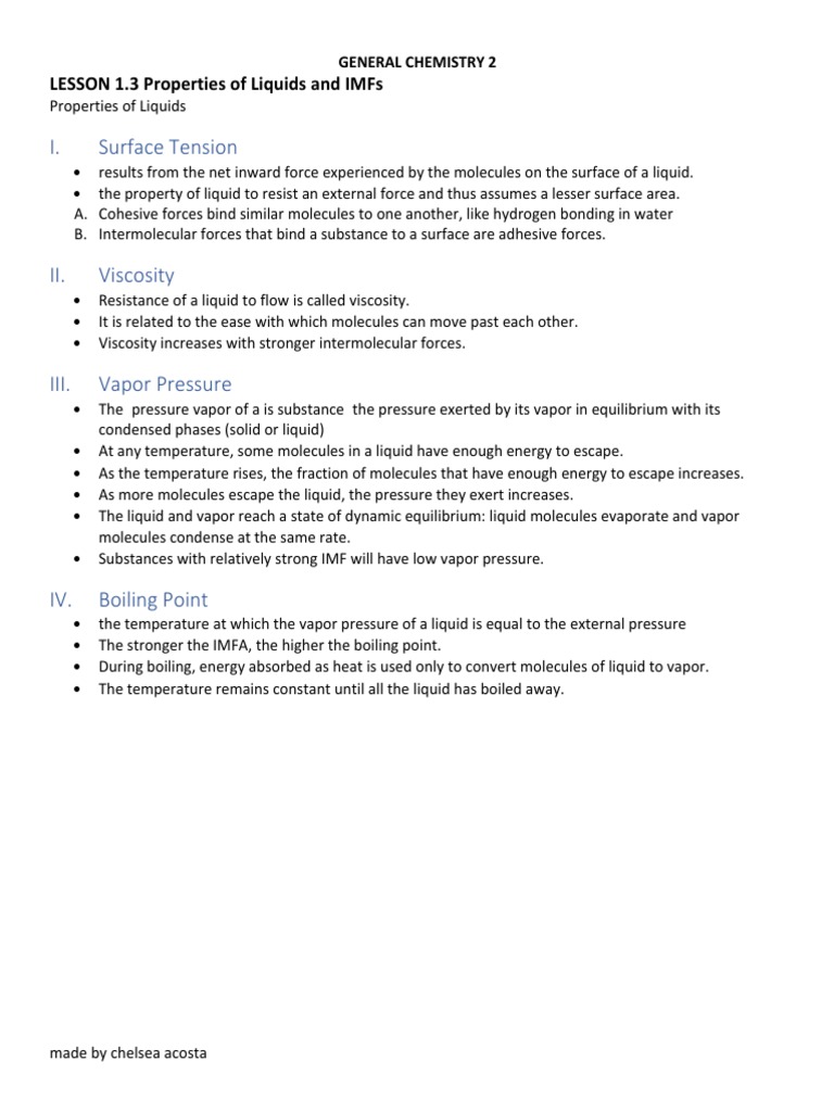 General Chemistry 2 Reviewer PDF | PDF | Solubility | Solvation