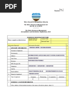 New Water Connection Application Form | PDF | Identity Document | Deed