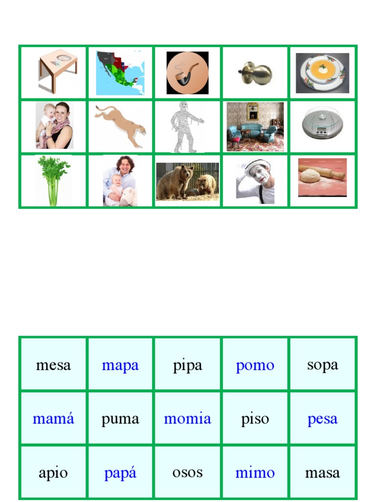 Loteria de Palabras | PDF