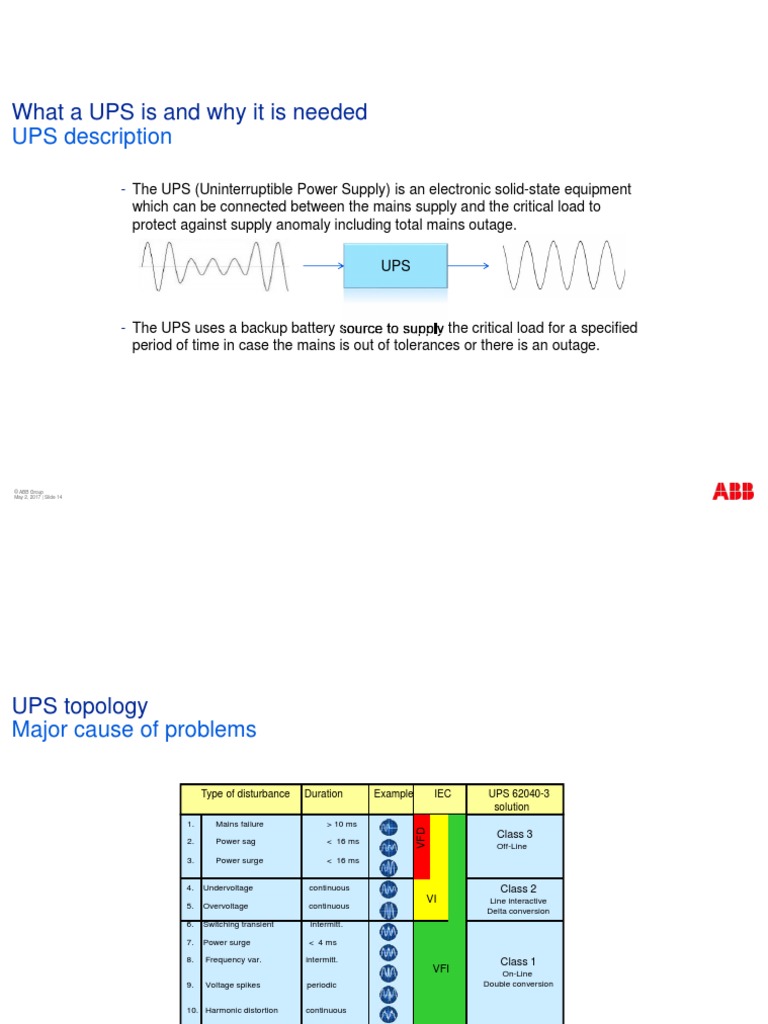 1 - IEC62040-3 Presentation | PDF | Mains Electricity | Electrical ...