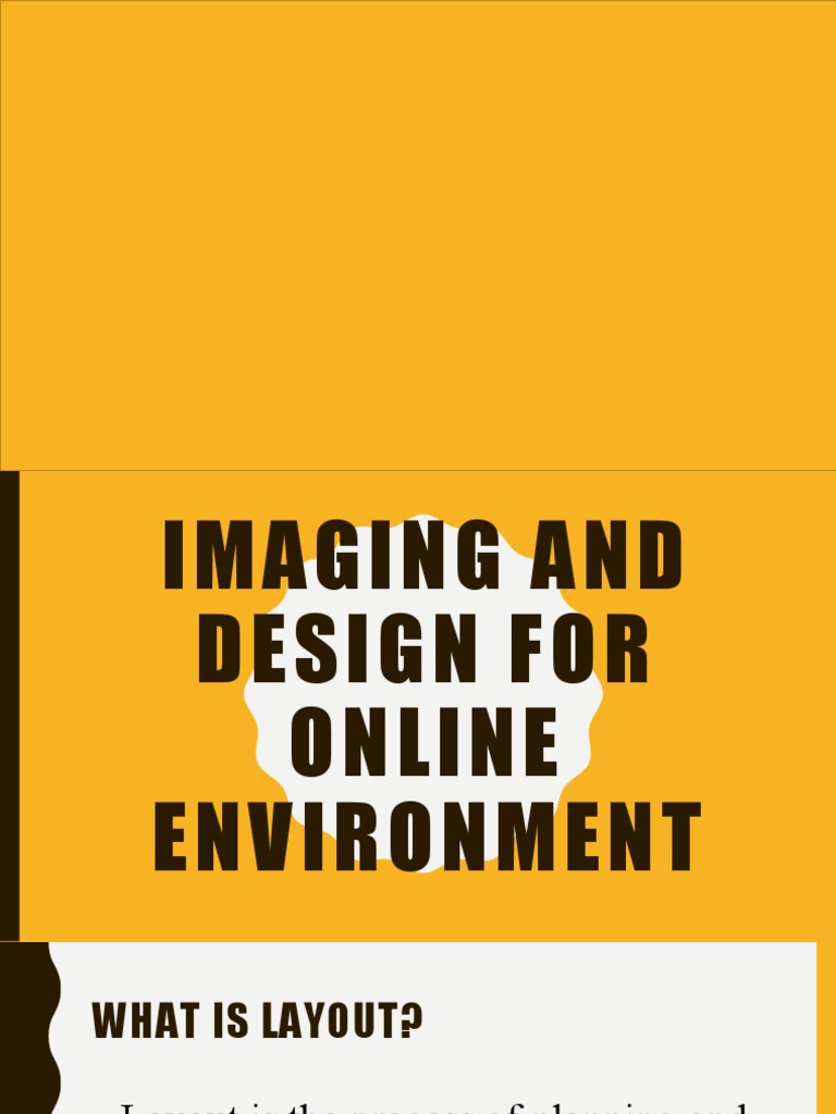 Lesson 3 Imaging and Design For Online Environment | PDF | Infographics ...