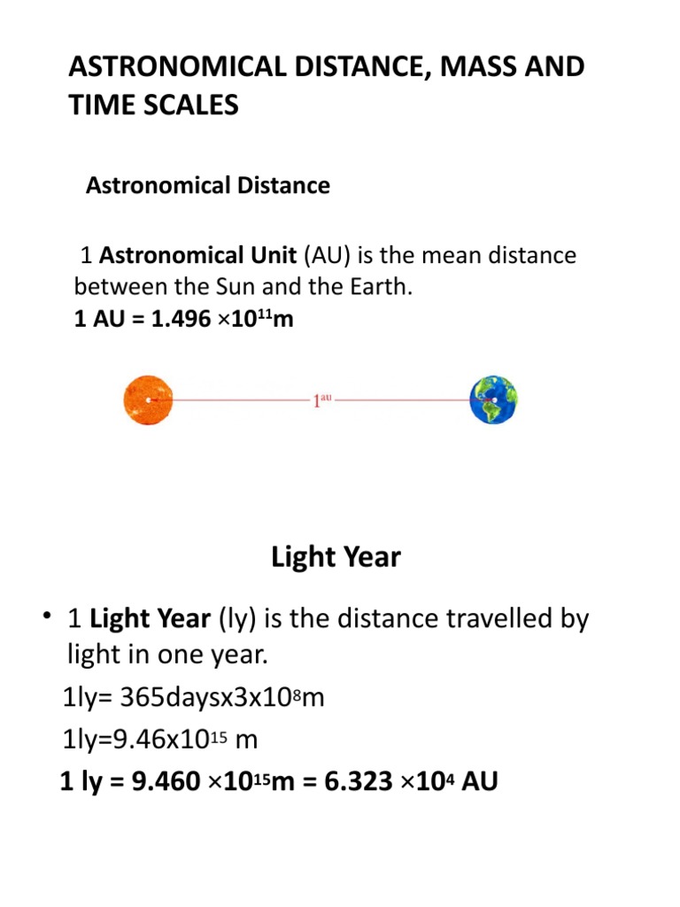 Astronomical Distance, Mass and Time Scales | PDF | Stars | Apparent ...