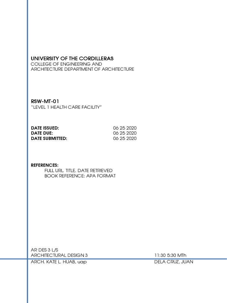 Cover Page Sample | PDF