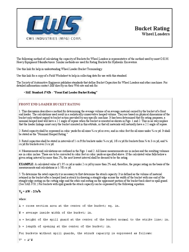 Rating WL Bucket PDF | PDF