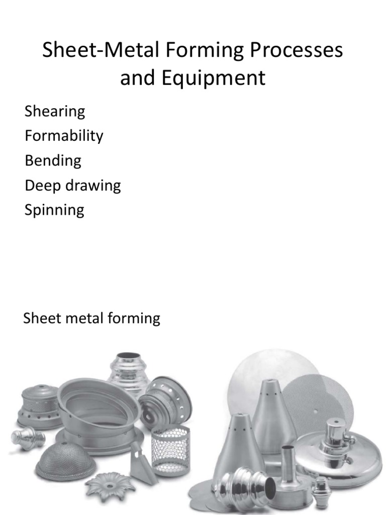 Sheet Metal Forming | PDF | Sheet Metal | Building Materials