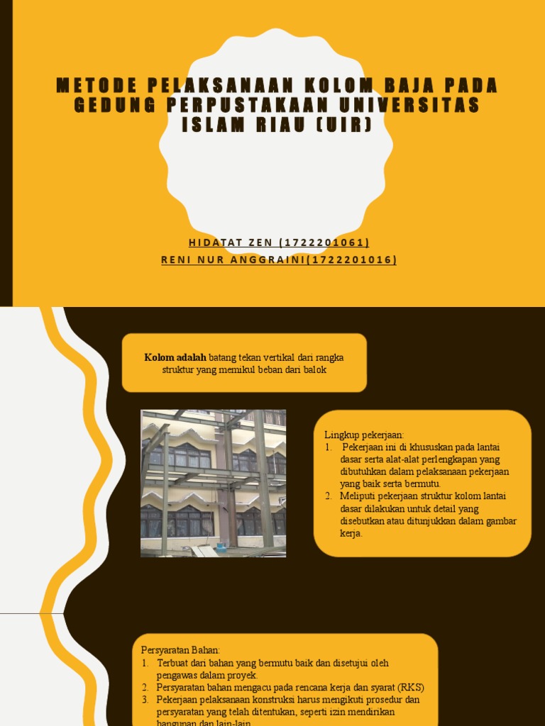 Metode Pelaksanaan Kolom | PDF