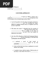 Affidavit Complaint For E-Libel Format | PDF | Defamation | Justice