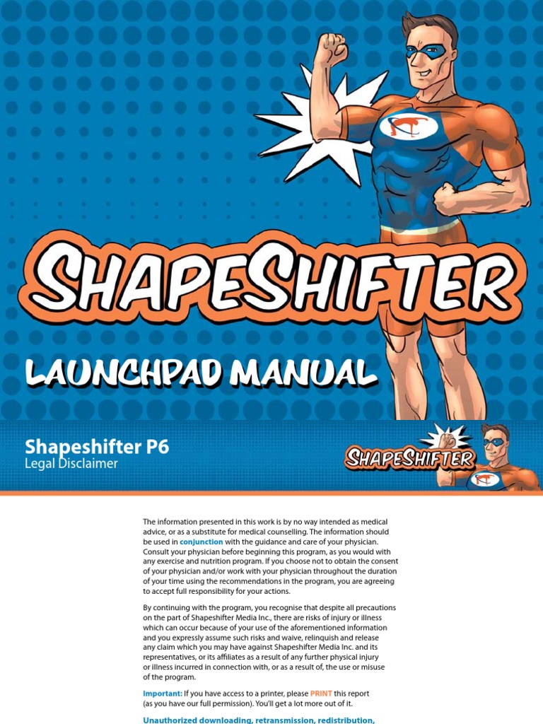 Ebk Shapeshifter - Launchpad PDF | PDF | Dehydration | Sleep