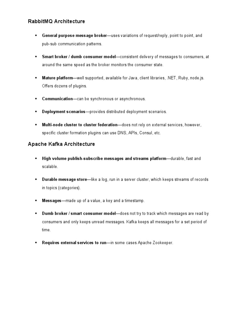 RabbitMQ Architecture | PDF | Software Design | Computer Engineering